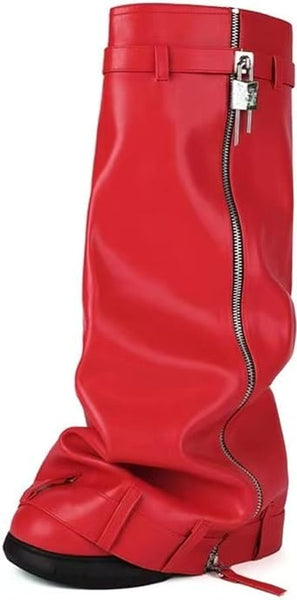 SMARTY PANTS - RED – Hot Miami Shoes