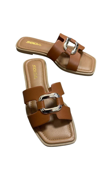 FENG - COGNAC – Hot Miami Shoes