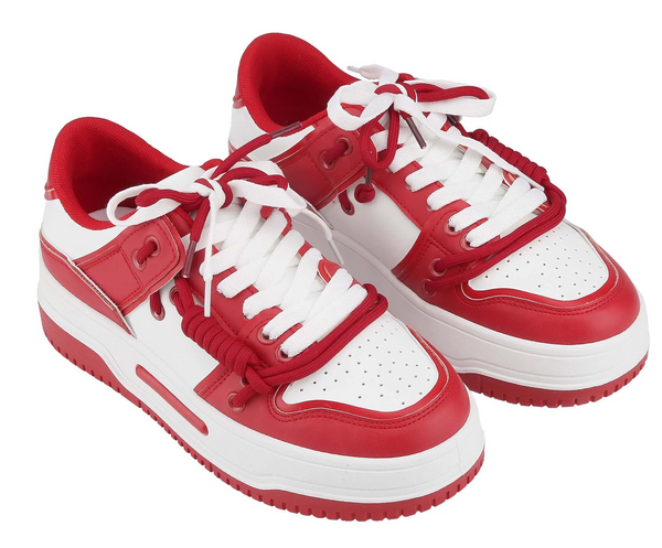 SNEAKY01 - RED – Hot Miami Shoes