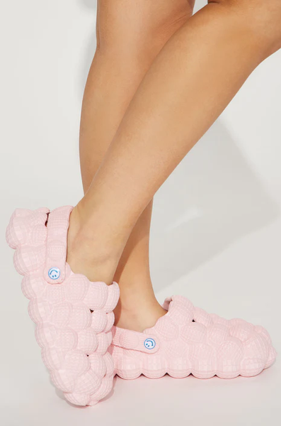 BUMBLE03 - PINK BUBBLE SLIDES – Hot Miami Shoes
